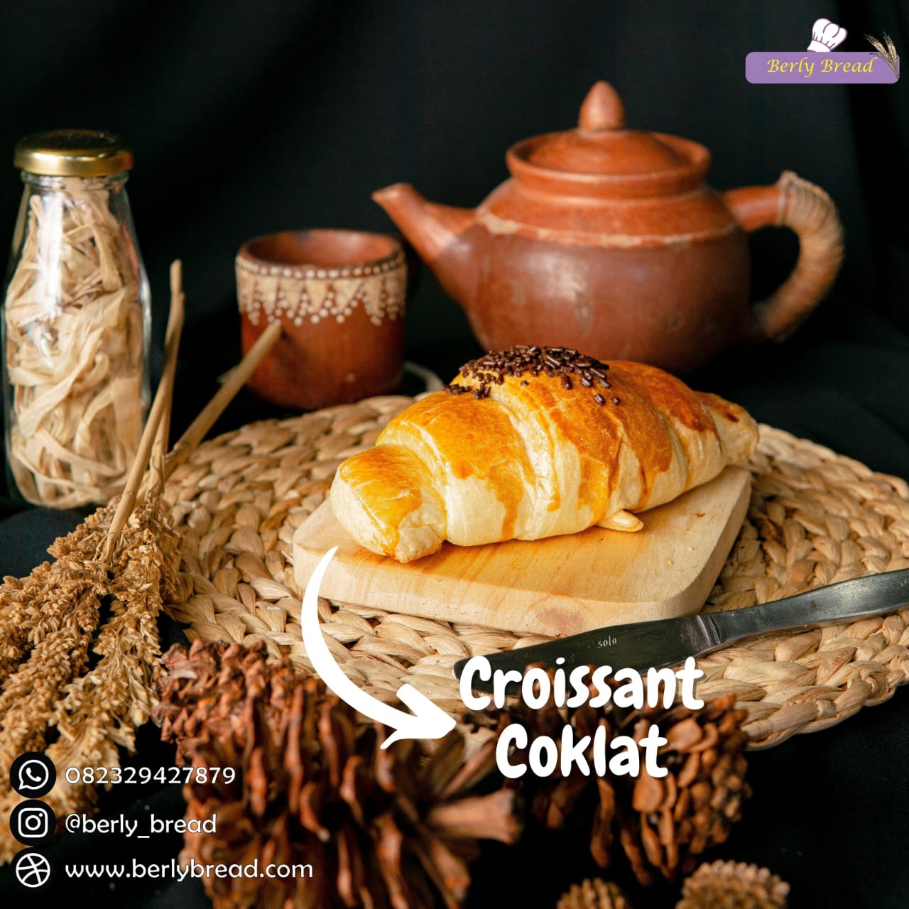Jual Croissant dengan Berbagai Rasa di Jogja dari Berly Bread - Toko ...